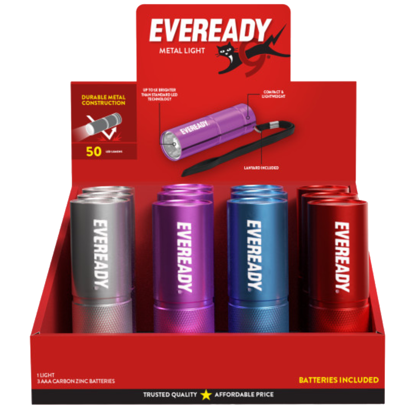 EVEREADY ® METAL LED 50 - Eveready Australia